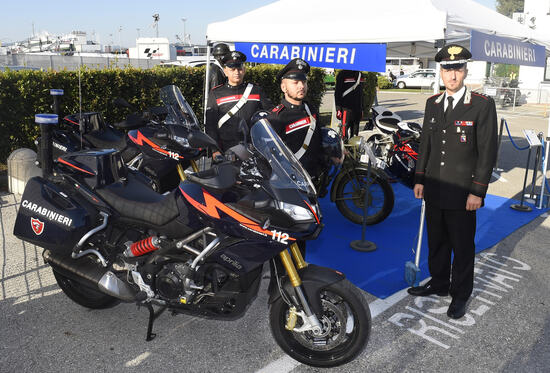 Alla MotoGP le moto dei Carabinieri - News - Moto.it