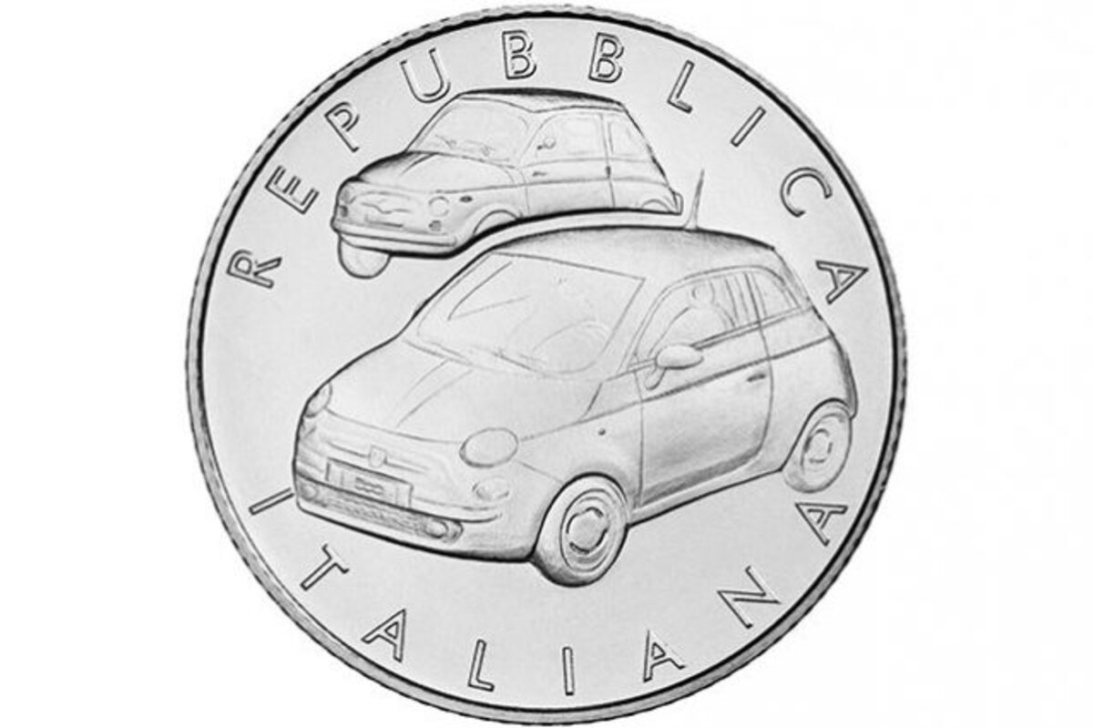 Fiat 500, una moneta celebrativa per i 60 anni - News - Automoto.it Fiat 500, una moneta celebrativa per i 60 anni - News - Automoto.it