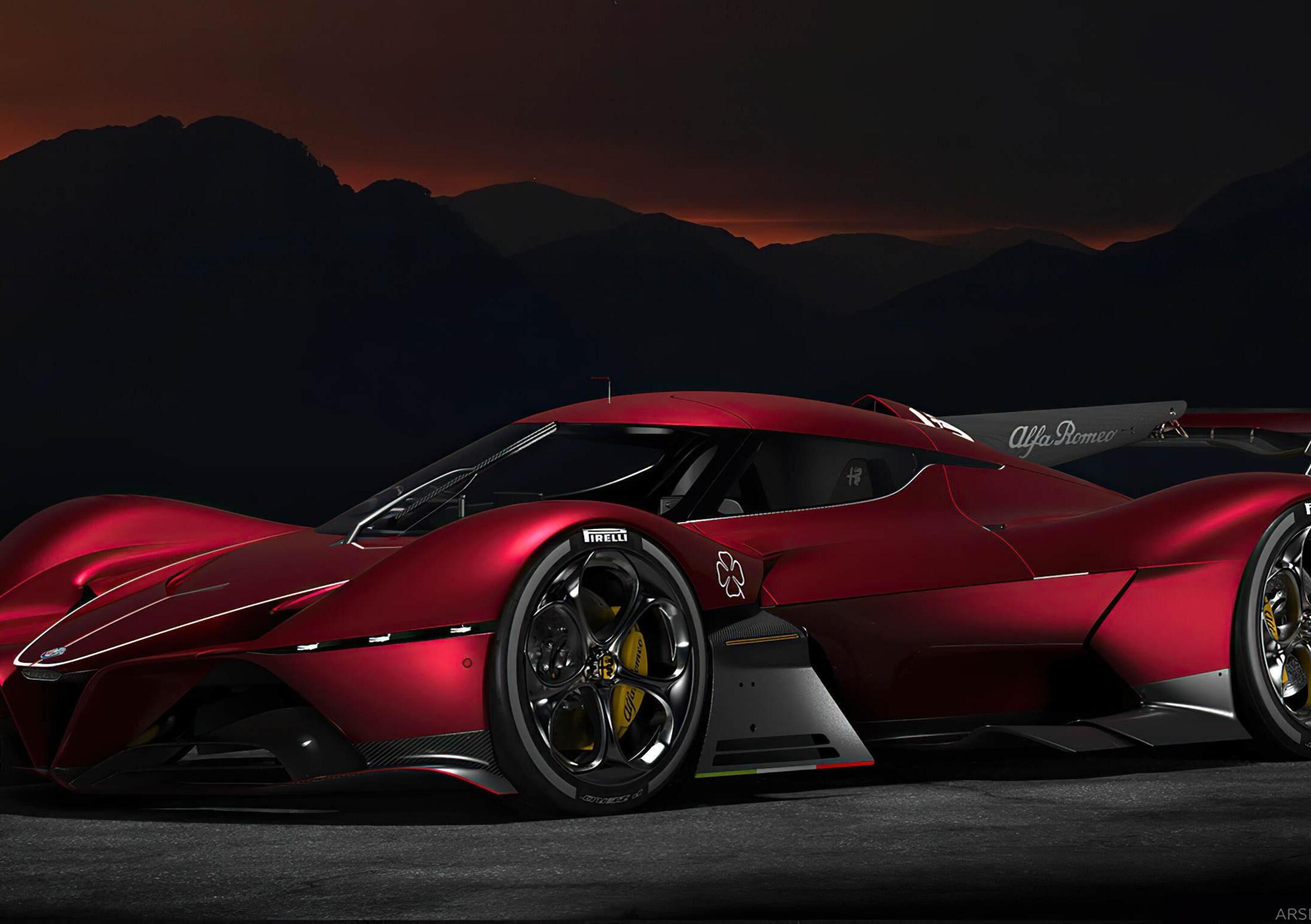 Alfa Romeo 8C-R Tazio: il rendering della hypercar endurance fa sognare ...